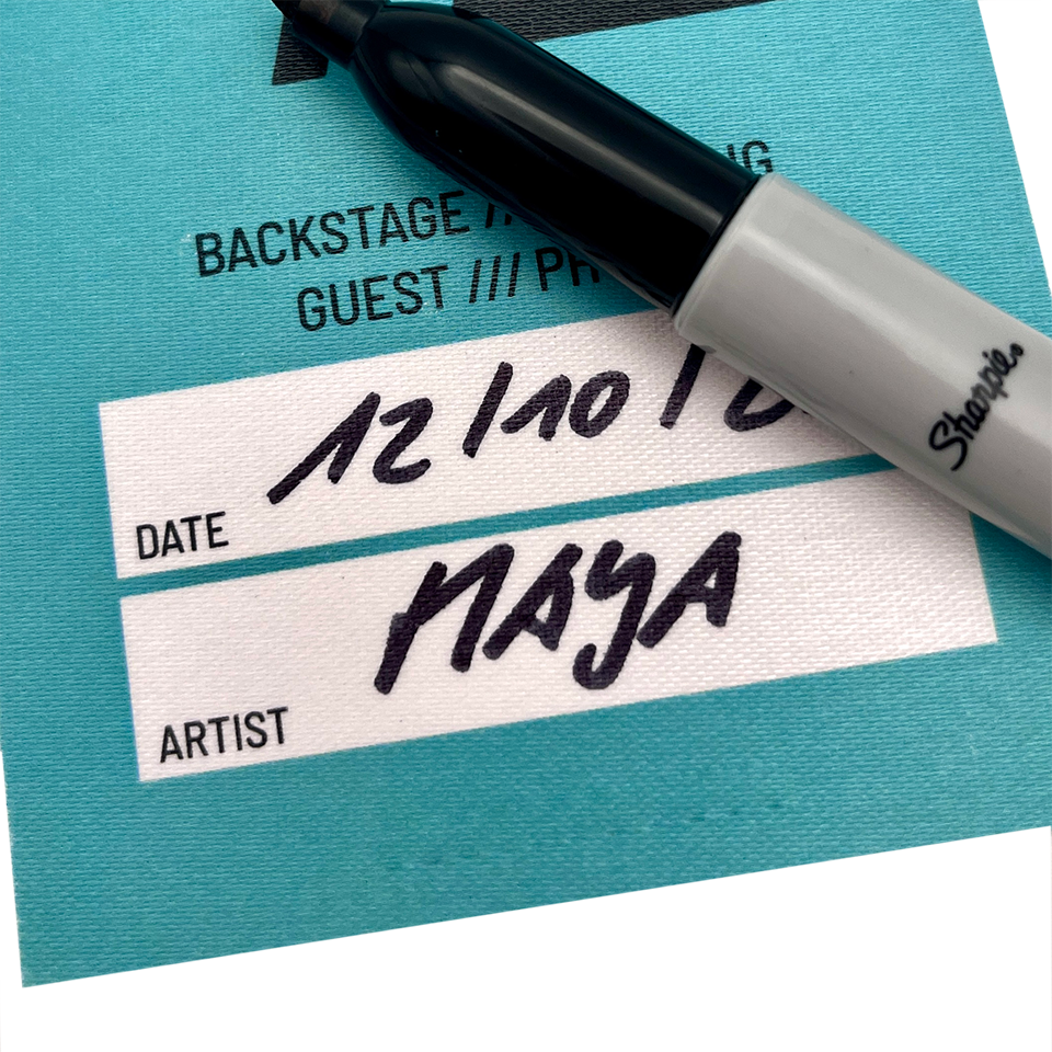 Sticky Pass Stickies Adhesive Backstage Passes | Holopasses